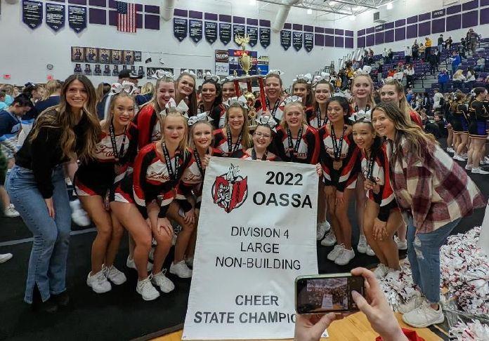 Firelands Competitive Cheer Team wins OASSA State Cheer Championship ...