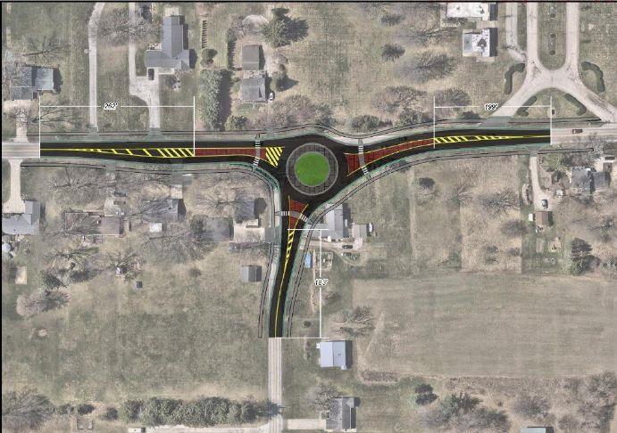 three way road junction