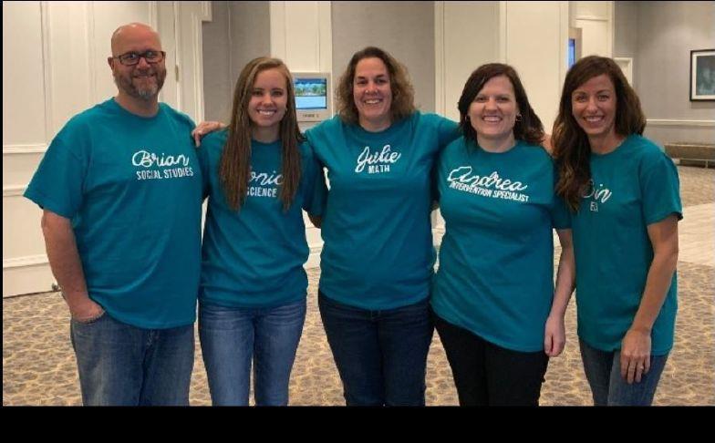Cloverleaf Middle School Teaching Team Wins Statewide Award Medina