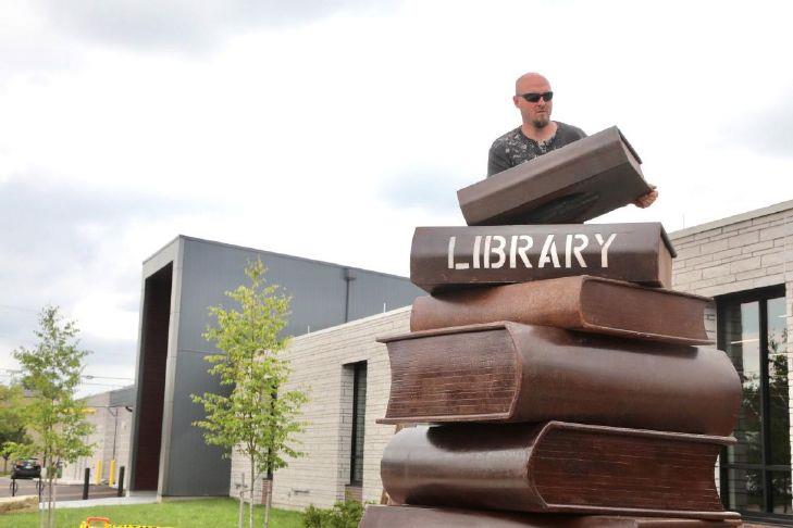 Local artist creates sculpture for new Elyria library downtown ...