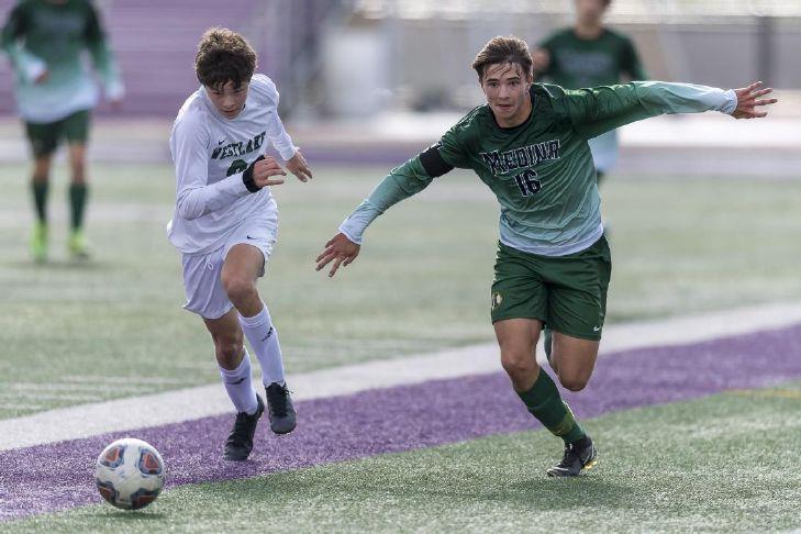 High school soccer: Kyler Cusick delivers as rebuilt Medina boys team ...