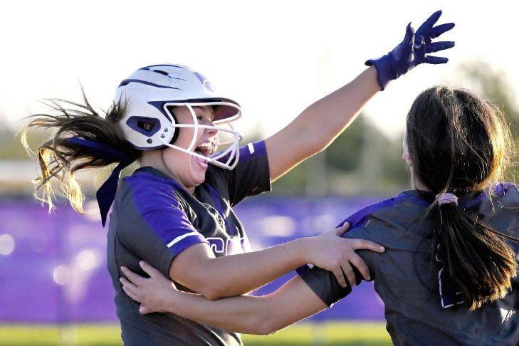 High school softball: Keystone comes from behind twice to beat ...