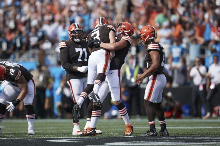 Browns 26, Panthers 24: Cade York wins emotional opener with 58-yard ...