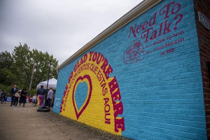 Suicide prevention mural unveiled in Lorain | Chronicle Telegram The ...