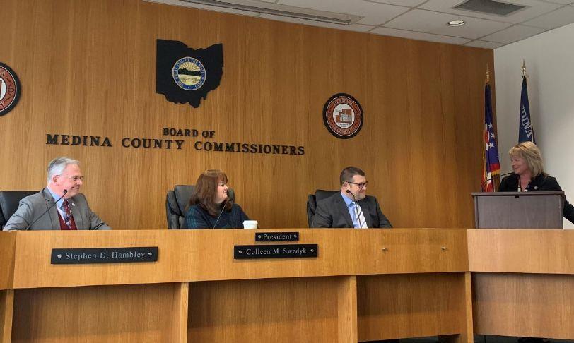 State Rep. Sharon Ray joins Medina County commissioners in welcoming ...