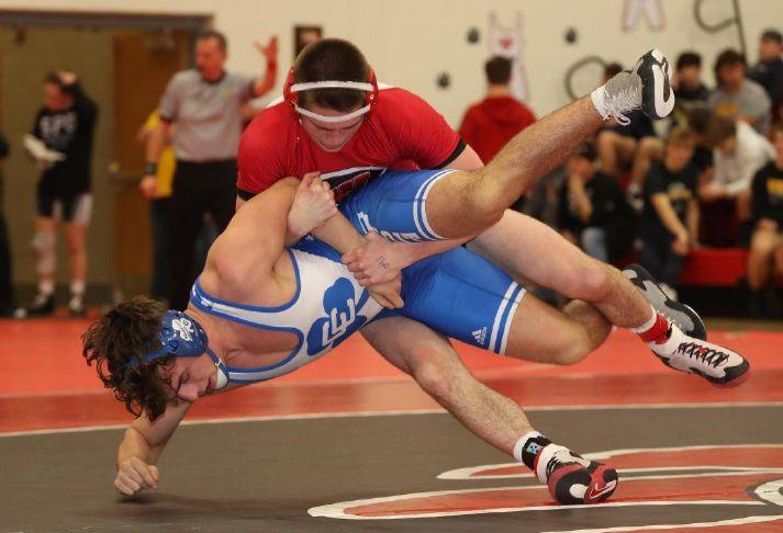 High school wrestling: Wadsworth heavyweight Aaron Ries gets first gold ...