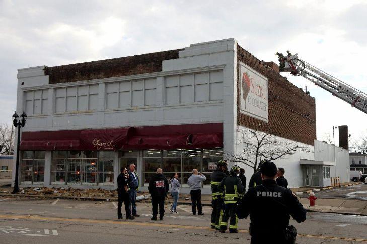 Chocolatier open Friday after facade collapse | Chronicle Telegram ...