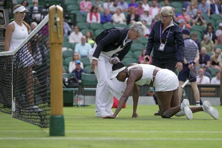 Wimbledon: Venus Williams falls early in her first match at her 24th ...