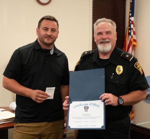 Lodi police officer honored for life-saving effort | Medina Gazette