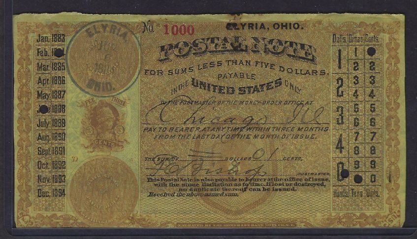 Postal notes: Forerunner to today's money orders | Chronicle Telegram