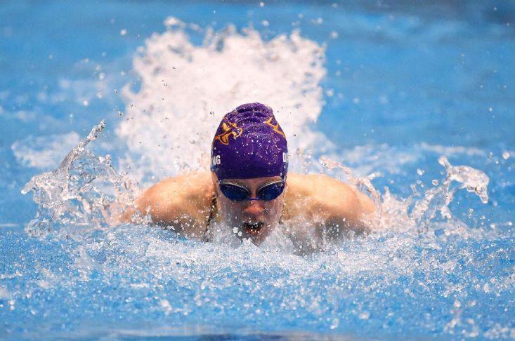 High school swimming: Avon's Alex Downing makes it four straight ...