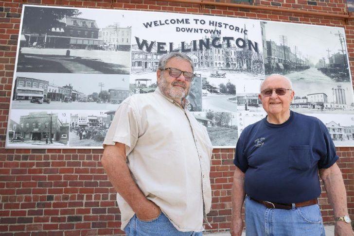 New mural tells the history of downtown Wellington through photographs ...