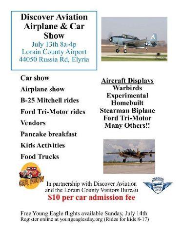 Discover Aviation Airplane and Car Show is July 13 at the Lorain County ...