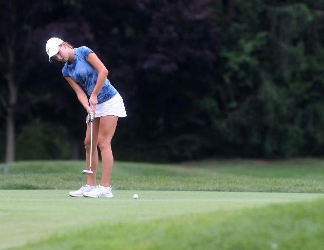 Girls golf: Avon resident Kellan Gleason gets hole-in-one, fires 74 to ...