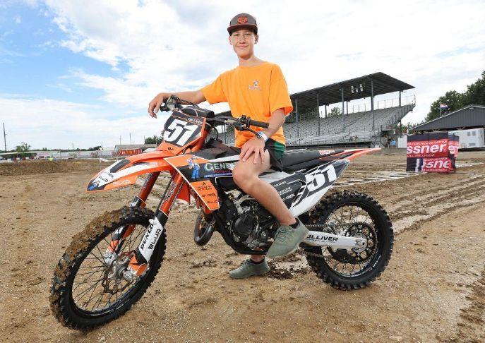 Fair motocross rider Ayden Tolliver loves pushing limits | Medina Gazette