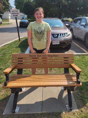 Brunswick Middle School student donates benches to memorial for fallen ...