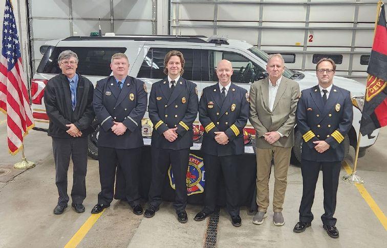Amherst Fire Department promotes three | Chronicle Telegram