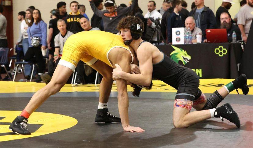 High school wrestling: Buckeye's Blake Bartos lone county grappler to ...