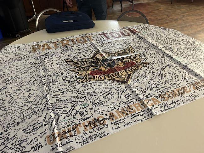 National flag tour passes through Amherst in 50-state journey ...