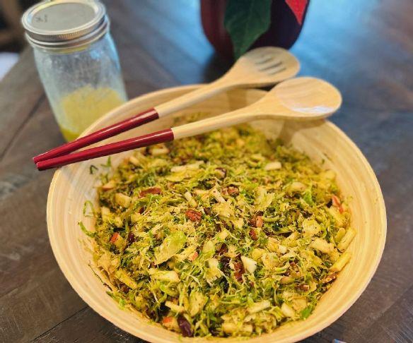 CK's KITCHEN: Warm brussels sprouts salad with bacon and apple | Chronicle Telegram I'm still in ...