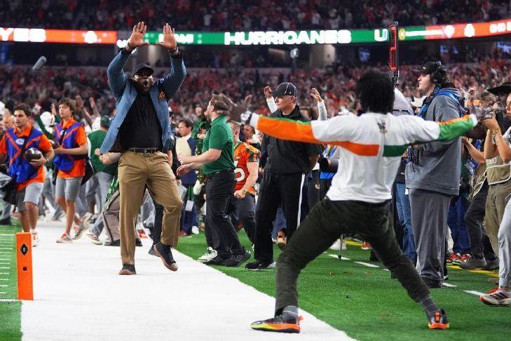 College Football Playoff: Miami jubilant after upsetting Ohio State ...