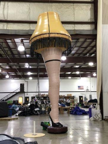 It's a major award! 'Christmas Story'-inspired leg lamp going on ...
